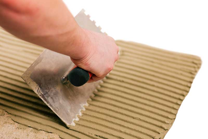 Cellulose fibres for better tile adhesives